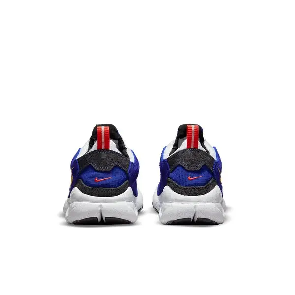 Nike Free Run Trail "concord Taxi" Sneakers - Blue/red/black