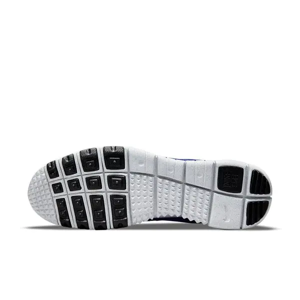 Nike Free Run Trail "concord Taxi" Sneakers - Blue/red/black