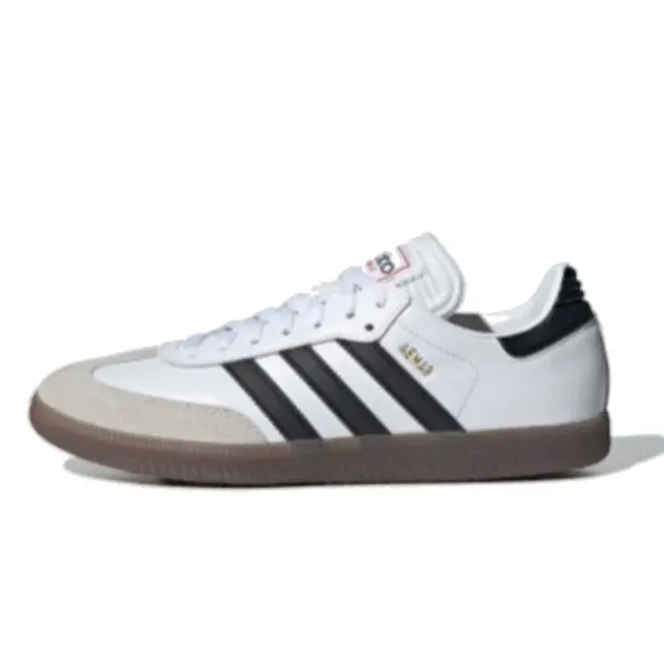 Adidas Samba Indoor Sneakers - White/black/tan