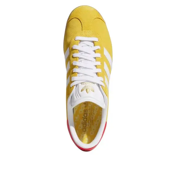Adidas Gazelle Spikeless Golf Shoes - Bold Gold/cloud White/better Scarlet