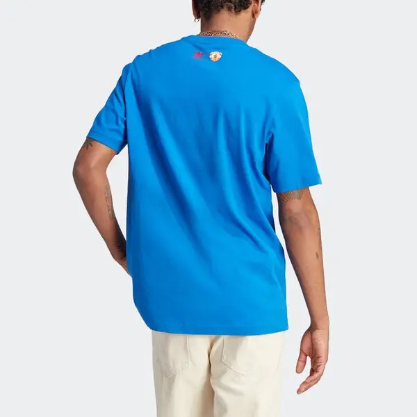 Adidas Originals Manchester United Og Trefoil T-shirt - Blue