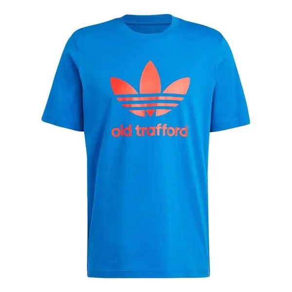 Adidas Originals Manchester United Og Trefoil T-shirt - Blue
