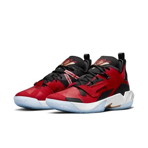 JORDAN Air Why Not Zer0.4 "bred" Athletic Sneakers - Red/black