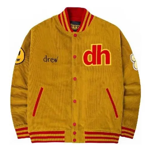 Drew House Corduroy Varsity Jacket - Brown