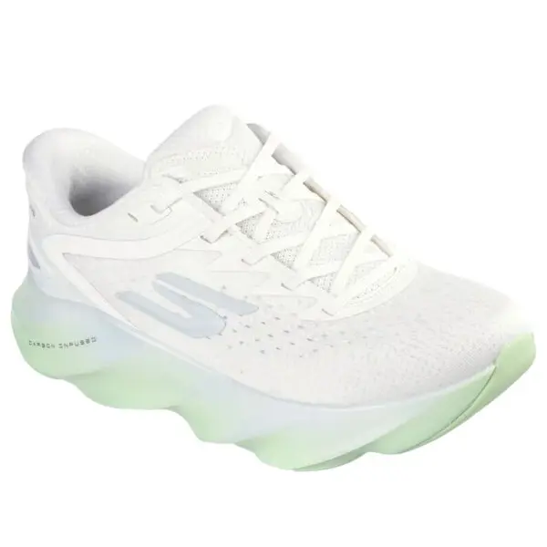 Sketchers Slip-ins Aero Burst Sneakers - Off White/green
