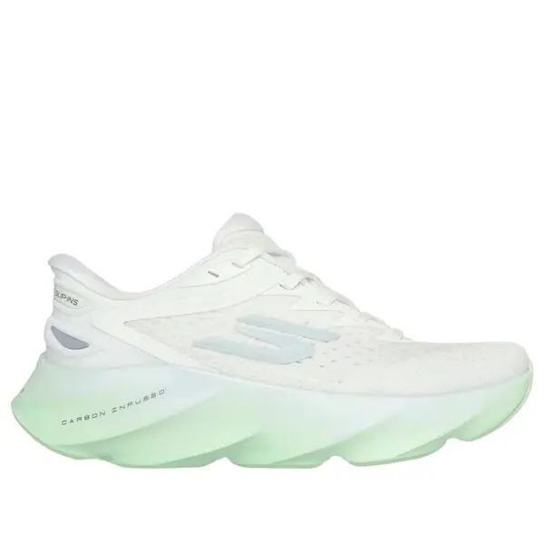 Sketchers Slip-ins Aero Burst Sneakers - Off White/green