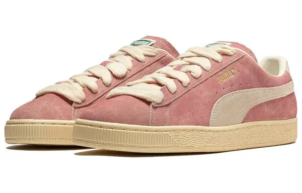 PUMA Suede X Rhuigi 'b-boy' Low Top Sneakers - Pink/beige