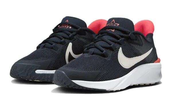 Nike Star Runner 4 Athletic Sneakers - Black/red