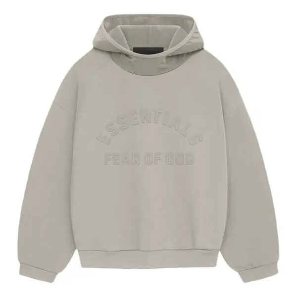 Fear Of God Ss24 Nylon Fleece Hoodie - Seal/seal