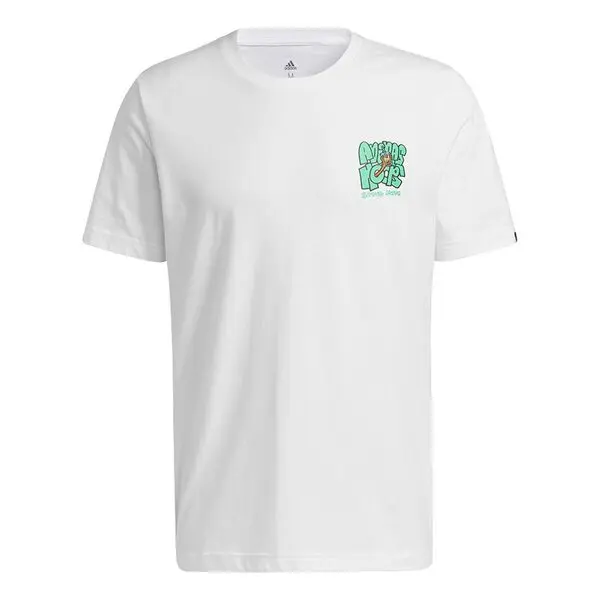 Adidas Lil Stripe Boba Graphic Tee - White