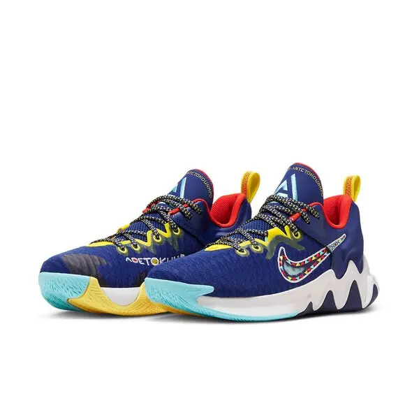 Nike Giannis Immortality "blue" Athletic Sneakers - Blue/white