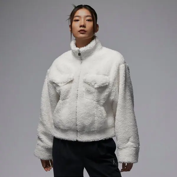 JORDAN Air Fuzzy High Pile Fleece Jacket