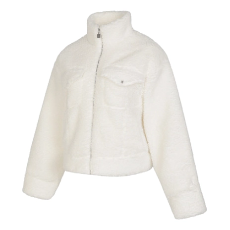 JORDAN Air Fuzzy High Pile Fleece Jacket - Sail