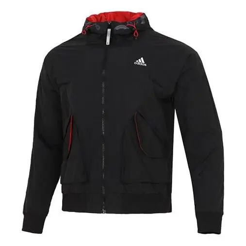 Adidas Cny Lite Woven Hooded Jacket - Black