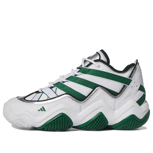 Adidas Top Ten "white Green" Sneakers - White/green