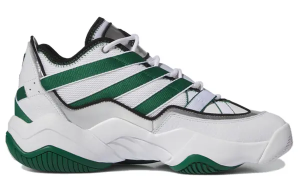 Adidas Top Ten "white Green" Sneakers - White/green