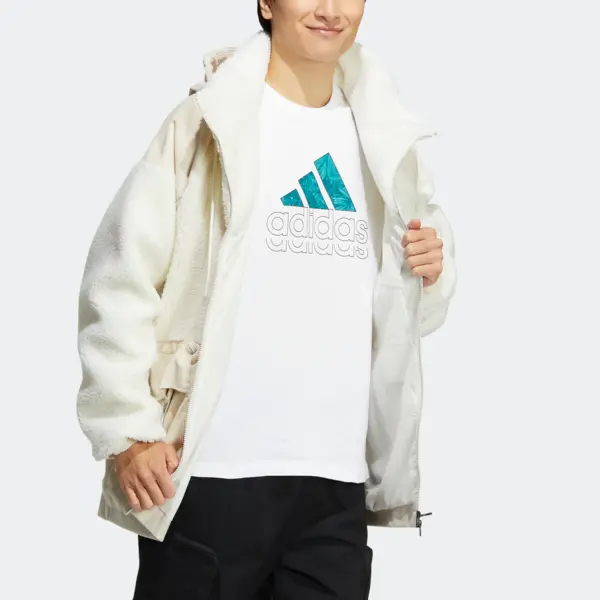 Adidas Patchwork Fleece Cargo Jacket