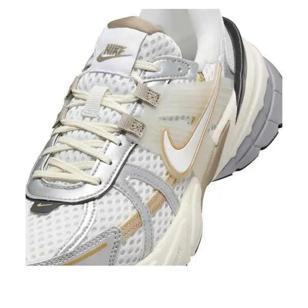 Nike V2k Run Sneakers - White/khaki/metallic Silver
