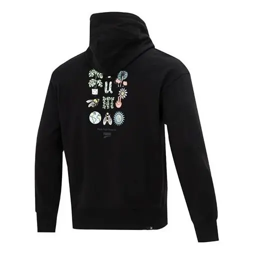PUMA Downtown Graphic Zip-up Hoodie - Black