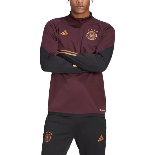 Adidas Logo Zip Up Long Sleeve