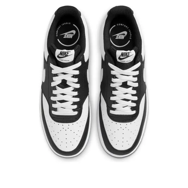 Nike Court Vision Low Top Sneakers - Black/white