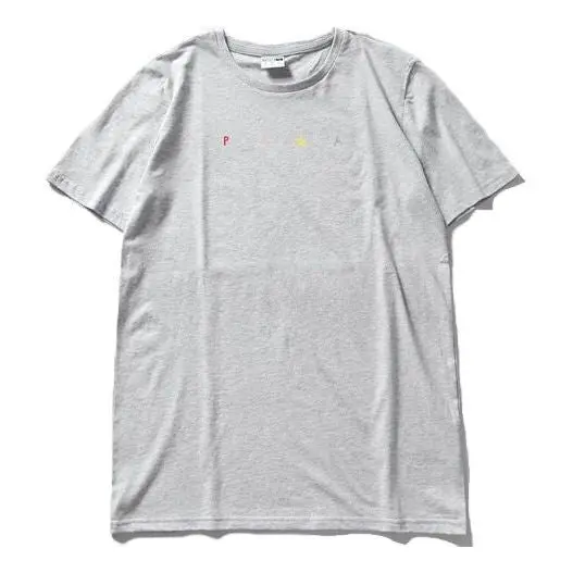 PUMA Fierce Cat Tee Printing Short Sleeve Couple Style Gray - Grey