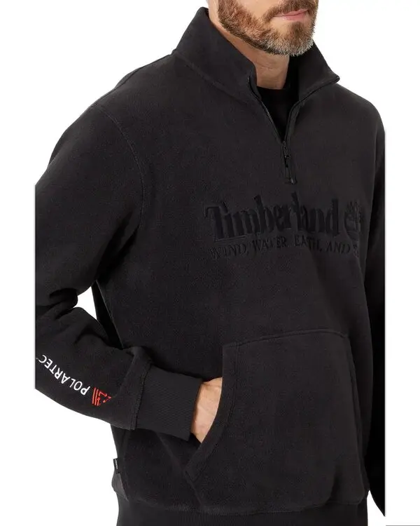 Timberland Linear Logo 1/4 Zip Sweatshirt