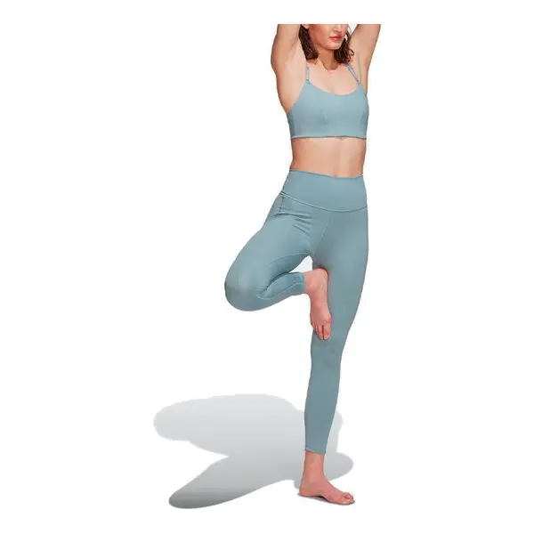 Adidas Yoga Studio 7/8 Leggings - Teal