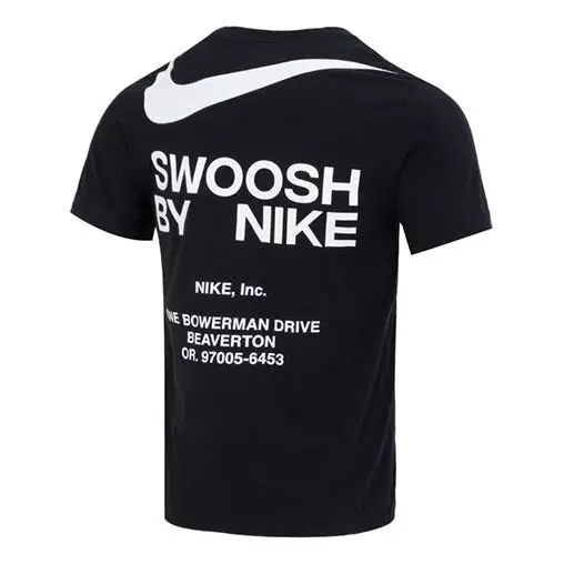 Nike Big Swoosh Cotton T-shirt - Black/multi-color