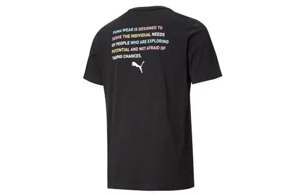 PUMA Celebration Graphic Alphabet Printing Short Sleeve