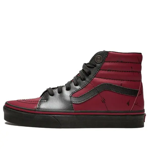 VANS Marvel X Deadpool Sk8-hi High Top Sneakers - Black/red