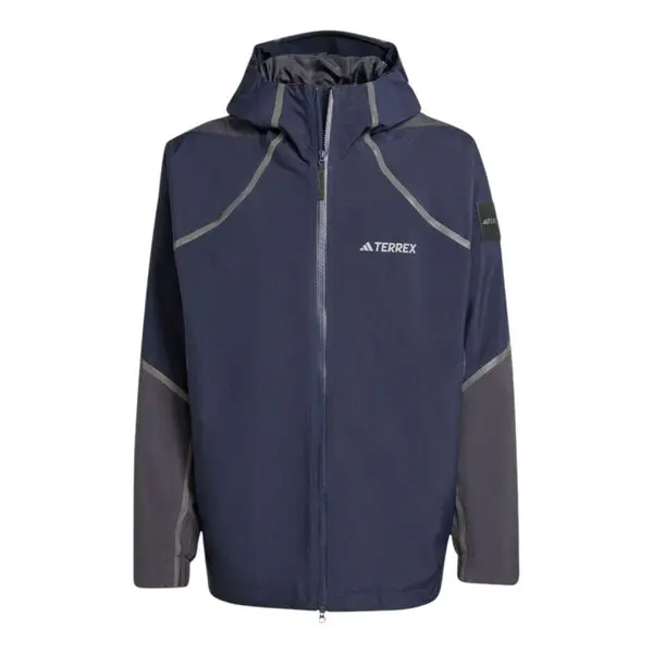 Adidas X National Geographic Climaproof Rain Jacket - Legend Ink
