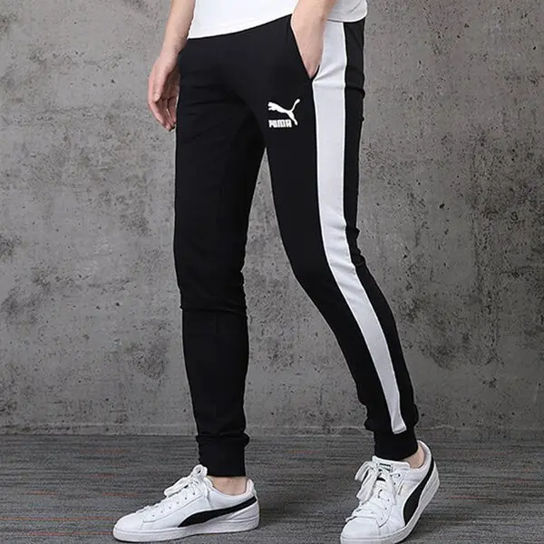 PUMA Iconic T7 Track Pants 'black White