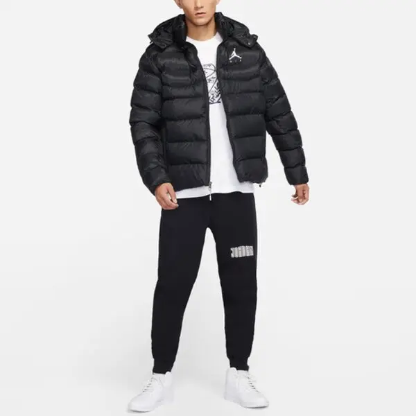 JORDAN Air Padded Hooded Zip-up Jacket