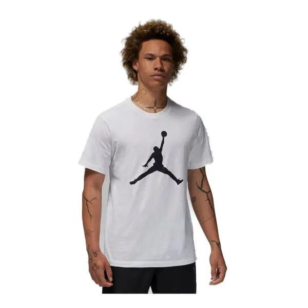 JORDAN Ss22 Logo Pattern Printing Round Neck Short Sleeve White T-shirt - Multi-color