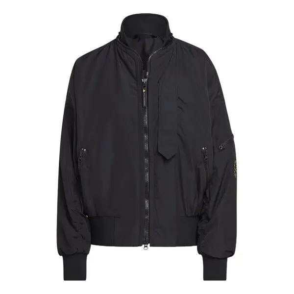 Adidas By Stella Mccartney Woven Bomber Jacket - Black