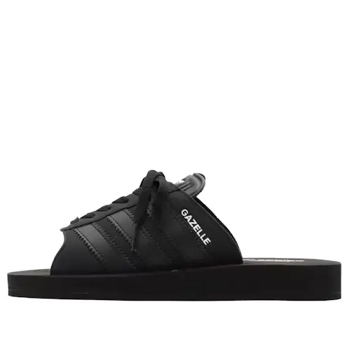 Adidas Gazelle Beach Slides - Black