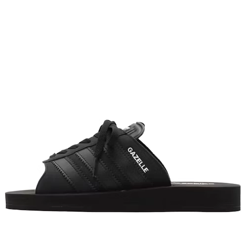 Adidas Gazelle Beach Slides - Black