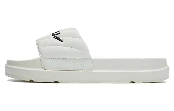 FILA Drifter Quilted Slides - White