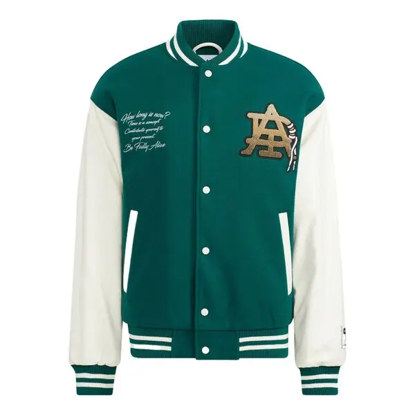 Adidas Originals Mc Varsity Jackets 'green White - Green/white