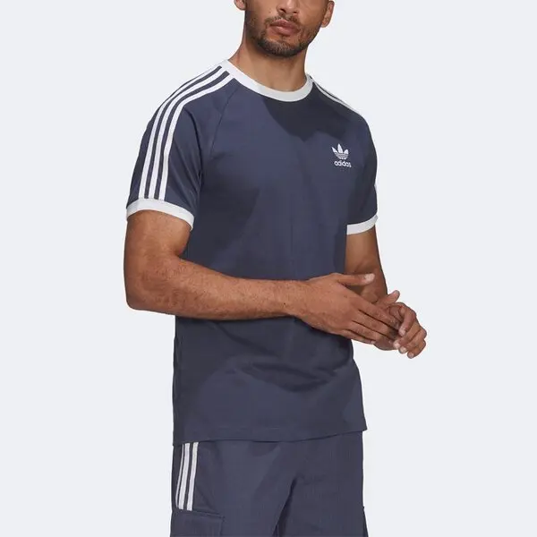 Adidas Originals Home Short Sleeve Blue Purple T-shirt