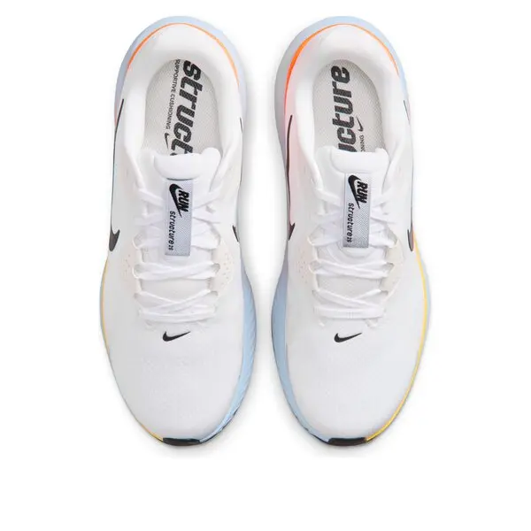 Nike Structure 26 Athletic Sneakers - White/hydrogen Blue/laser Orange
