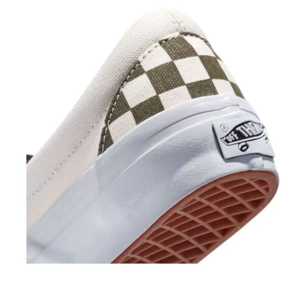VANS Classic Slip-on 98 Lx Checkerboard Sneakers - Grape Leaf Green