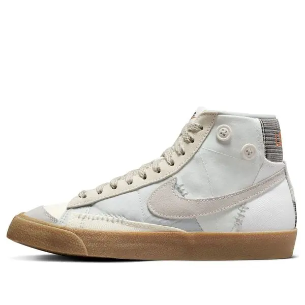 Nike Blazer Mid '77 Lx Voodoo Sail Grey Sneakers - White/grey