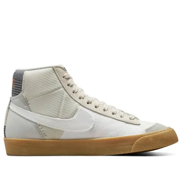Nike Blazer Mid '77 Lx Voodoo Sail Grey Sneakers - White/grey