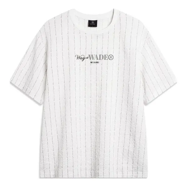 LI-NING Way Of Wade Striped Graphic T-shirt 'white