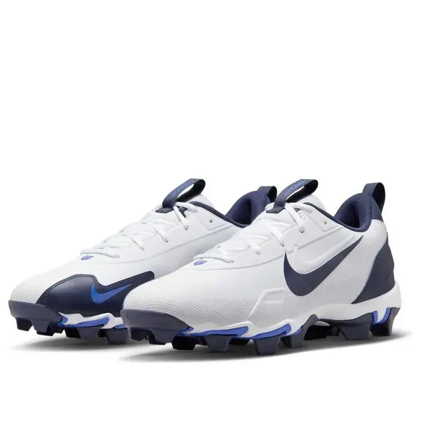 Nike Force Trout Keystone Athletic Cleats - White/hyper Royal/midnight Navy