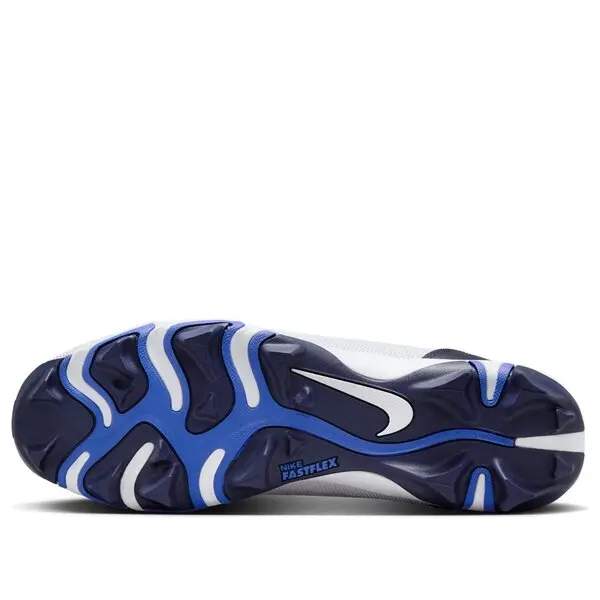 Nike Force Trout Keystone Athletic Cleats - White/hyper Royal/midnight Navy
