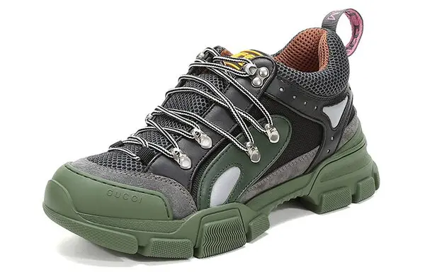 Gucci Flashtrek Sneakers - Green/black