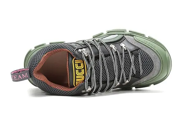 Gucci Flashtrek Sneakers - Green/black